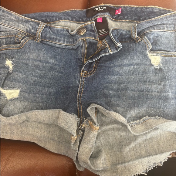 torrid | Shorts | Torrid Distressed Blue Jean Shorts | Poshmark